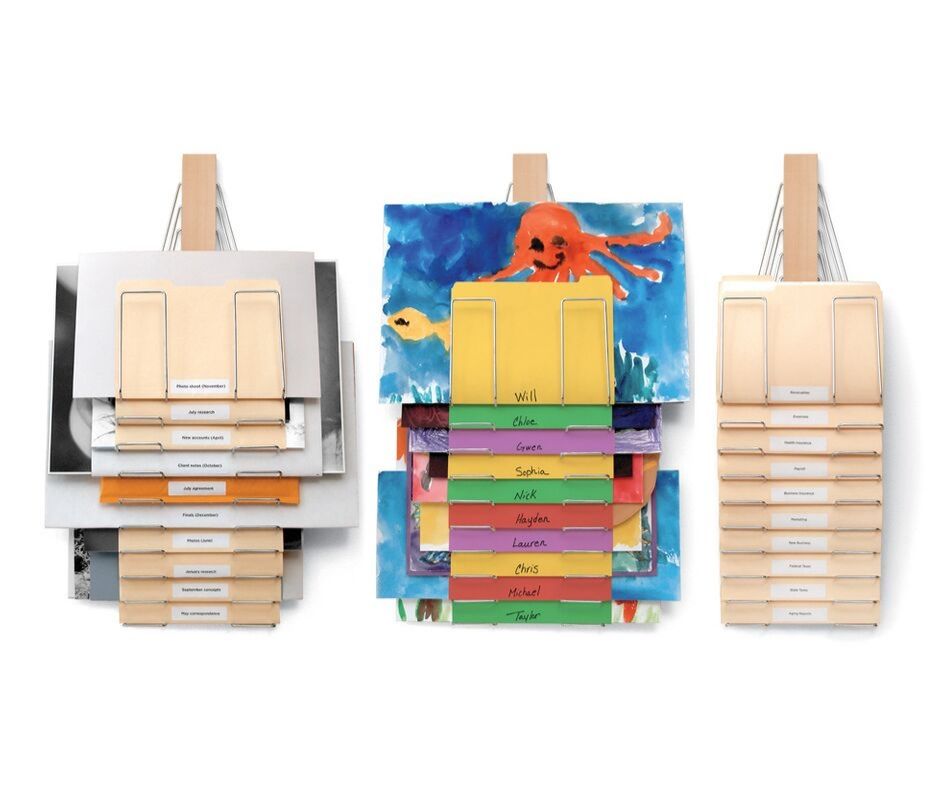 Just some of the ways our customer use their Up Filer wall file organi ...