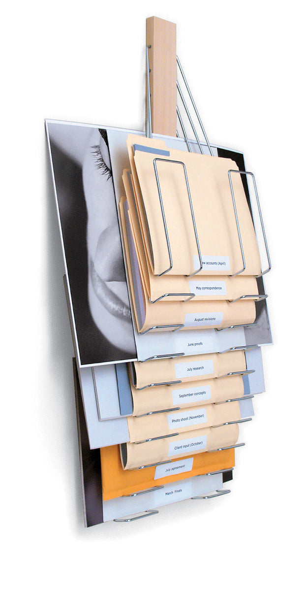 The Up Filer wall mounted file system- a modern sleek wall file | The ...